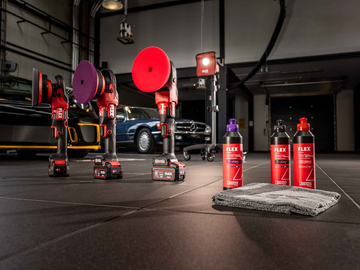 Akku-Exzenterpolierer FLEX XFE 15 150 18-EC – FLEX Elektrowerkzeuge