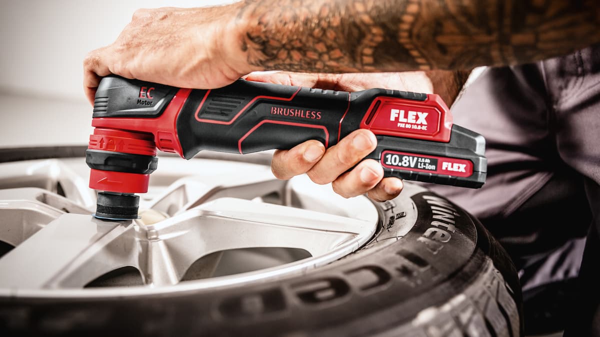 Small cordless polisher FLEX PXE 80 - FLEX